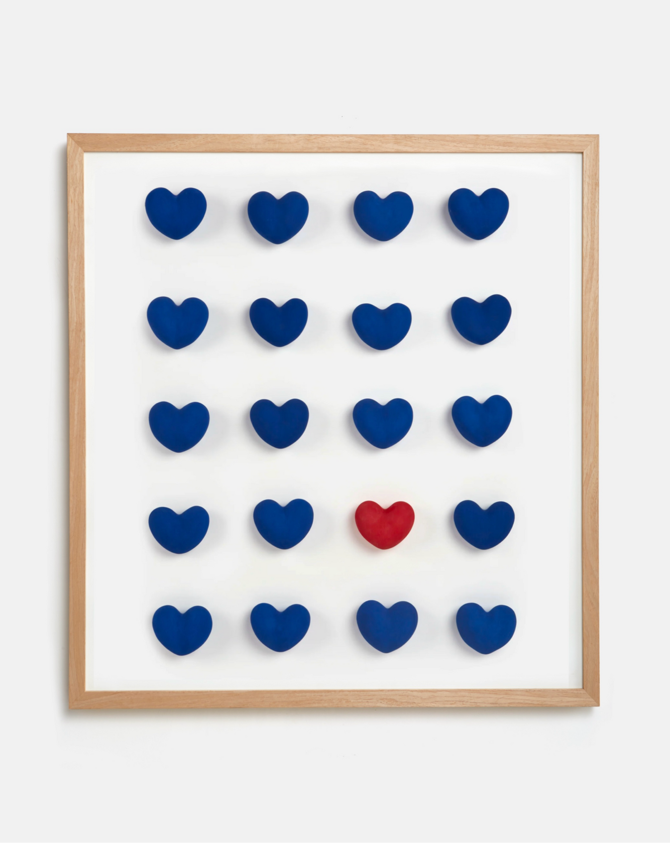 Heart Installation in Blue – Hatsu
